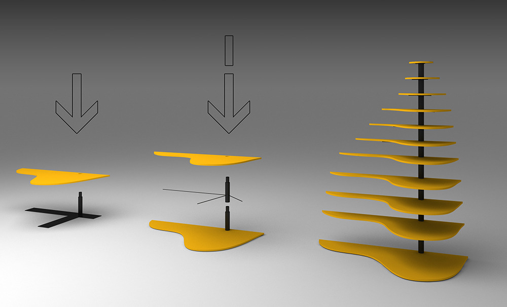 ESTANTE MORRO - Rodrigo Ohtake arquitetura