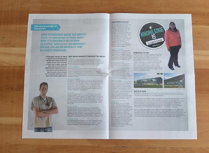 Wrap Around Newspaper Ads - Ruth Anderson | Portfolio