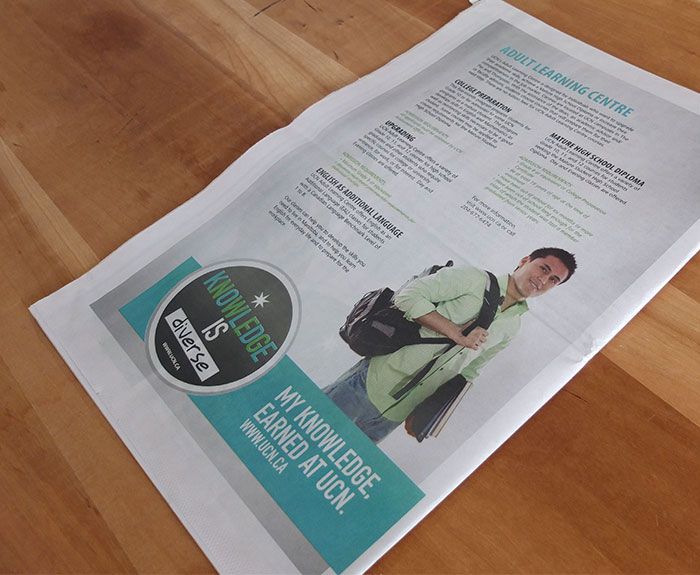 Wrap Around Newspaper Ads - Ruth Anderson | Portfolio