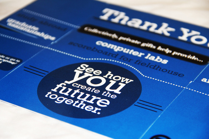 Donor Thank You Card - jenben design portfolio