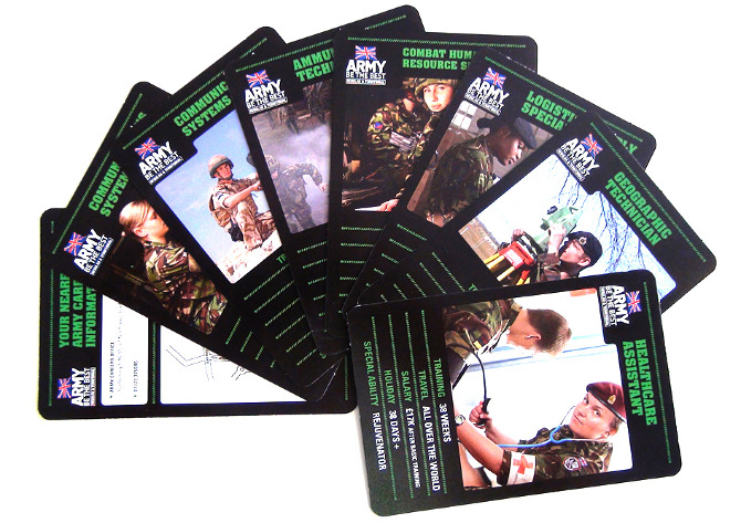 The British Army 'Top Trumps' - WOW! That's country...