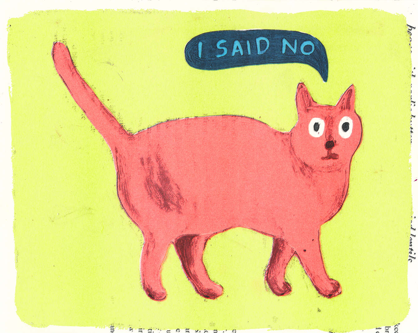 i said no print - martharich