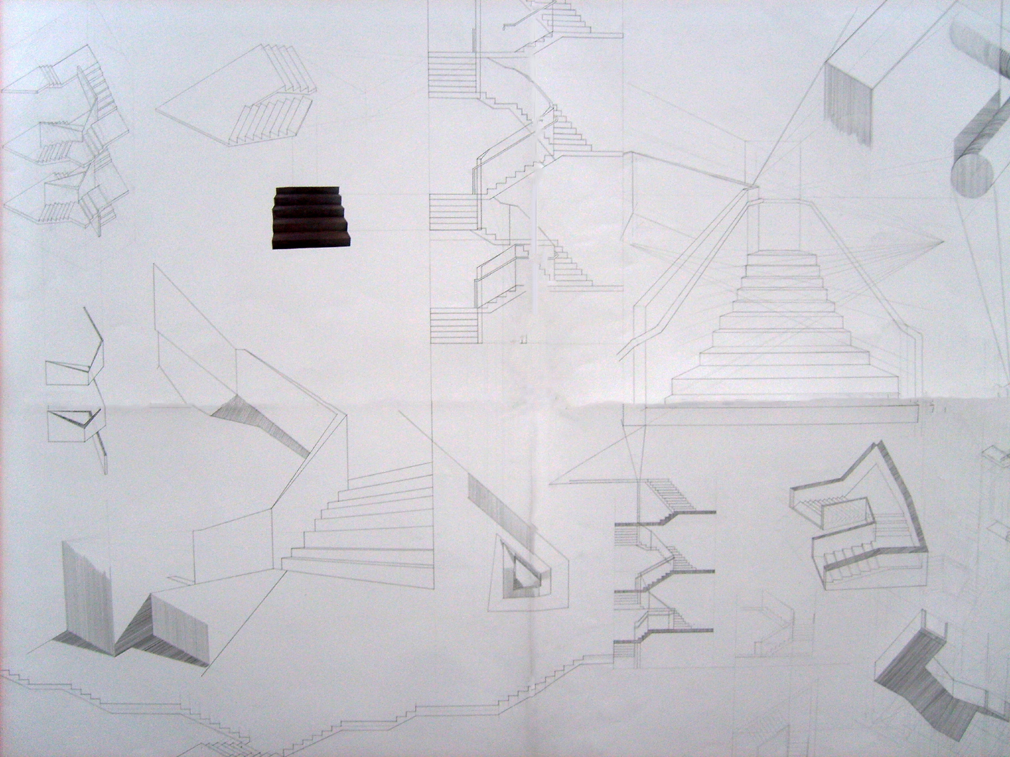 Hybrid Drawing - Theresa J. Mozinski Architecture Student
