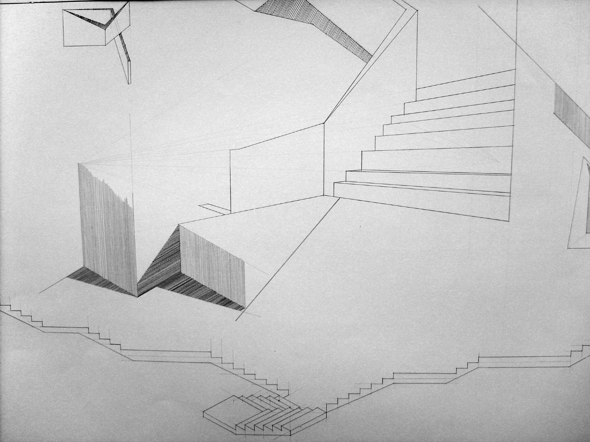Hybrid Drawing - Theresa J. Mozinski Architecture Student