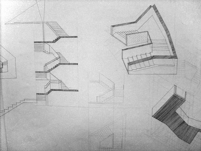 Hybrid Drawing - Theresa J. Mozinski Architecture Student