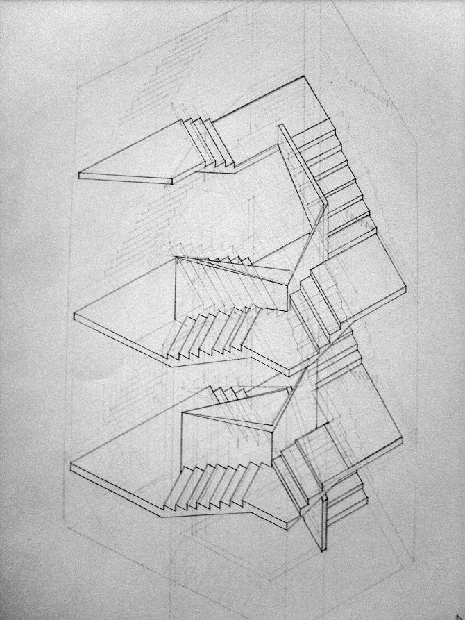 Hybrid Drawing - Theresa J. Mozinski Architecture Student