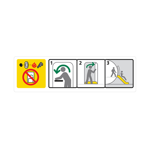 BOEING 787 EMERGENCY EXIT CABIN GRAPHICS - Randy Willoughby