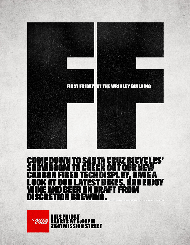 SANTA CRUZ FIRST FRIDAY POSTER - Randy Willoughby