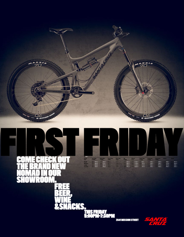 SANTA CRUZ FIRST FRIDAY POSTER - Randy Willoughby