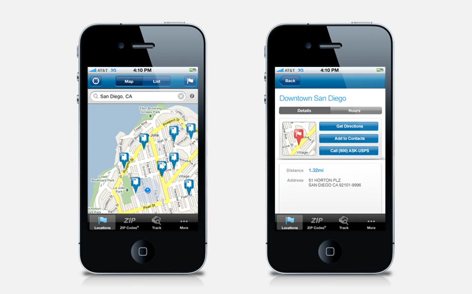 USPS iPhone App - Eric Lohman - Creative Director