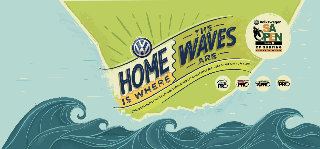 VW Surf Series branding - EloiseTimmis | design/illustration