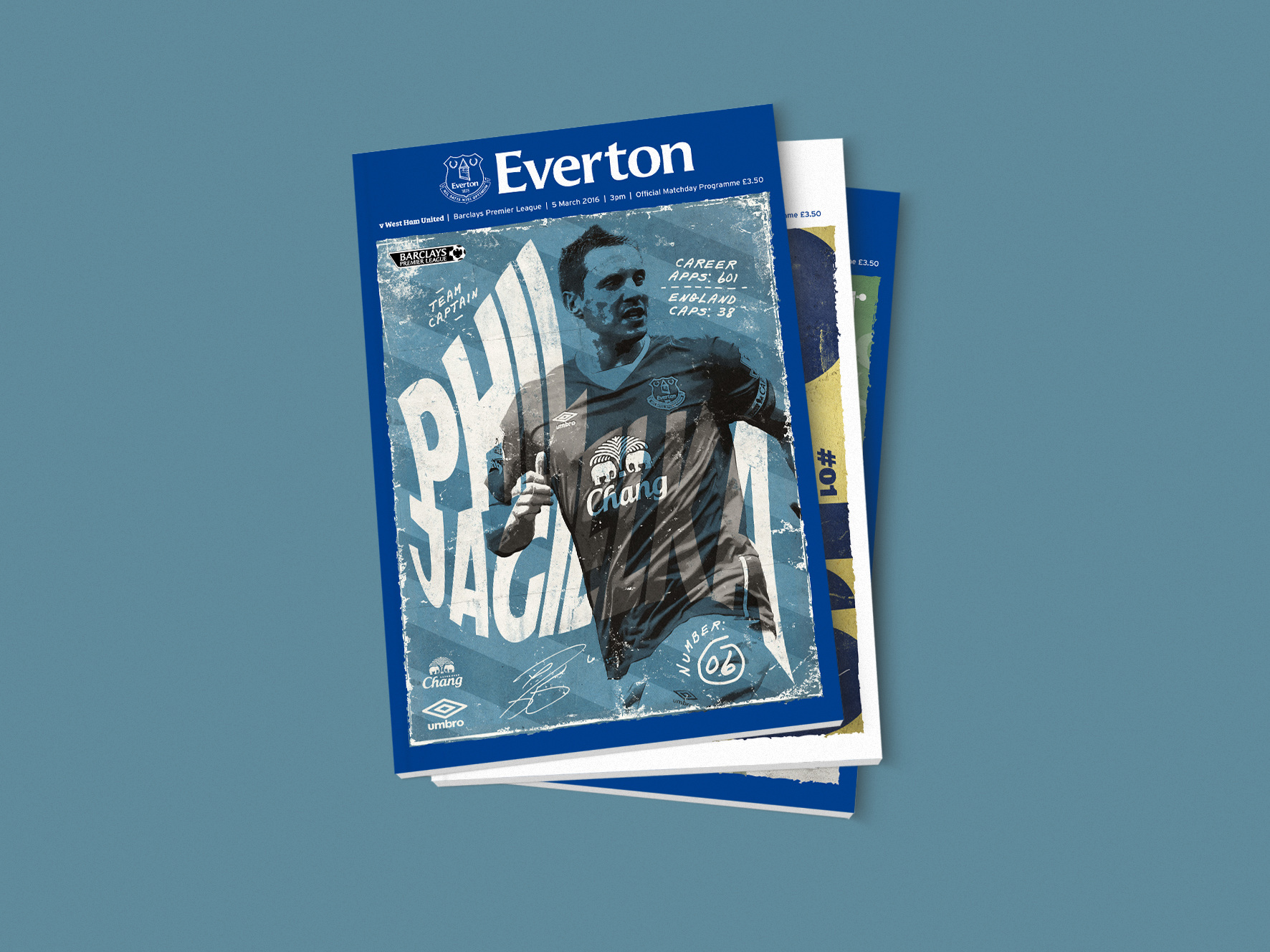 Everton Programme Covers - Graeme Helliwell