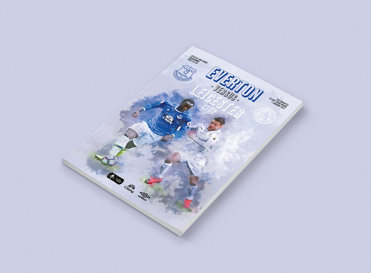 Everton Programme Covers - Graeme Helliwell