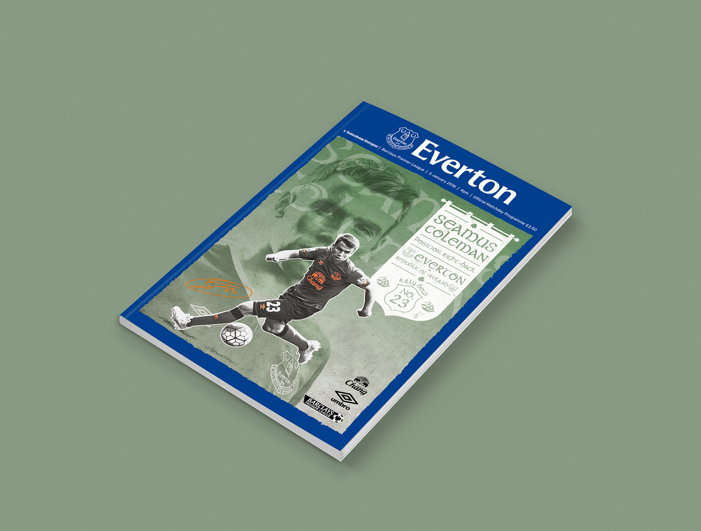 Everton Programme Covers - Graeme Helliwell