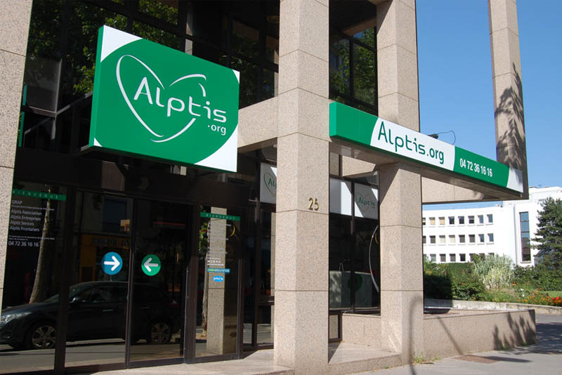 Alptis Assurances - Signalétique - Lacroixdesign