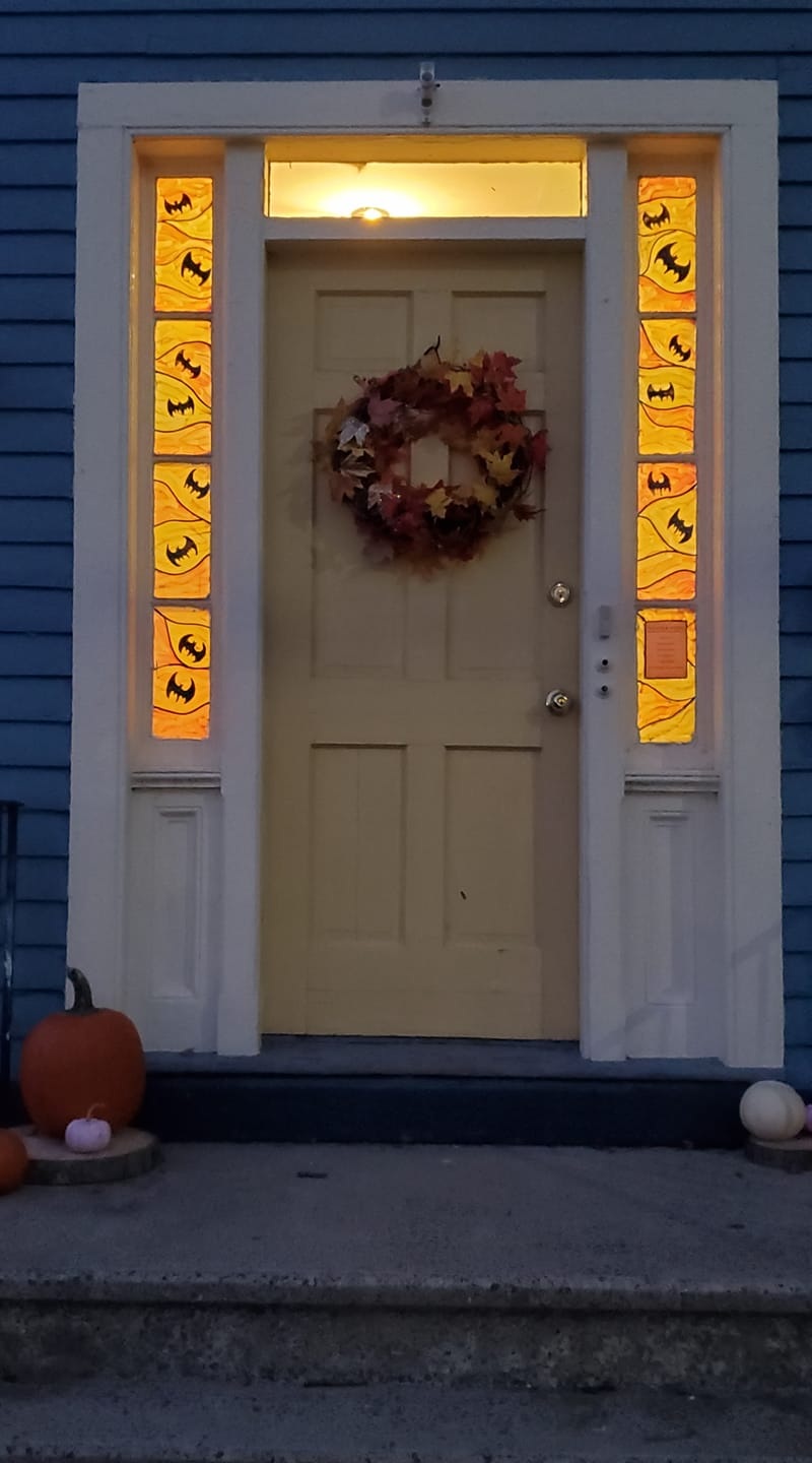 Quarantine Window Painting Project - Katharine Haber