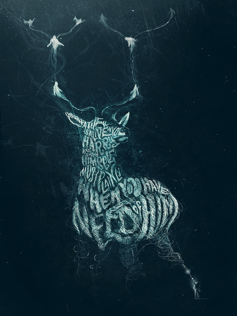 Pottermore Quote poster - Peter Strain Illustration