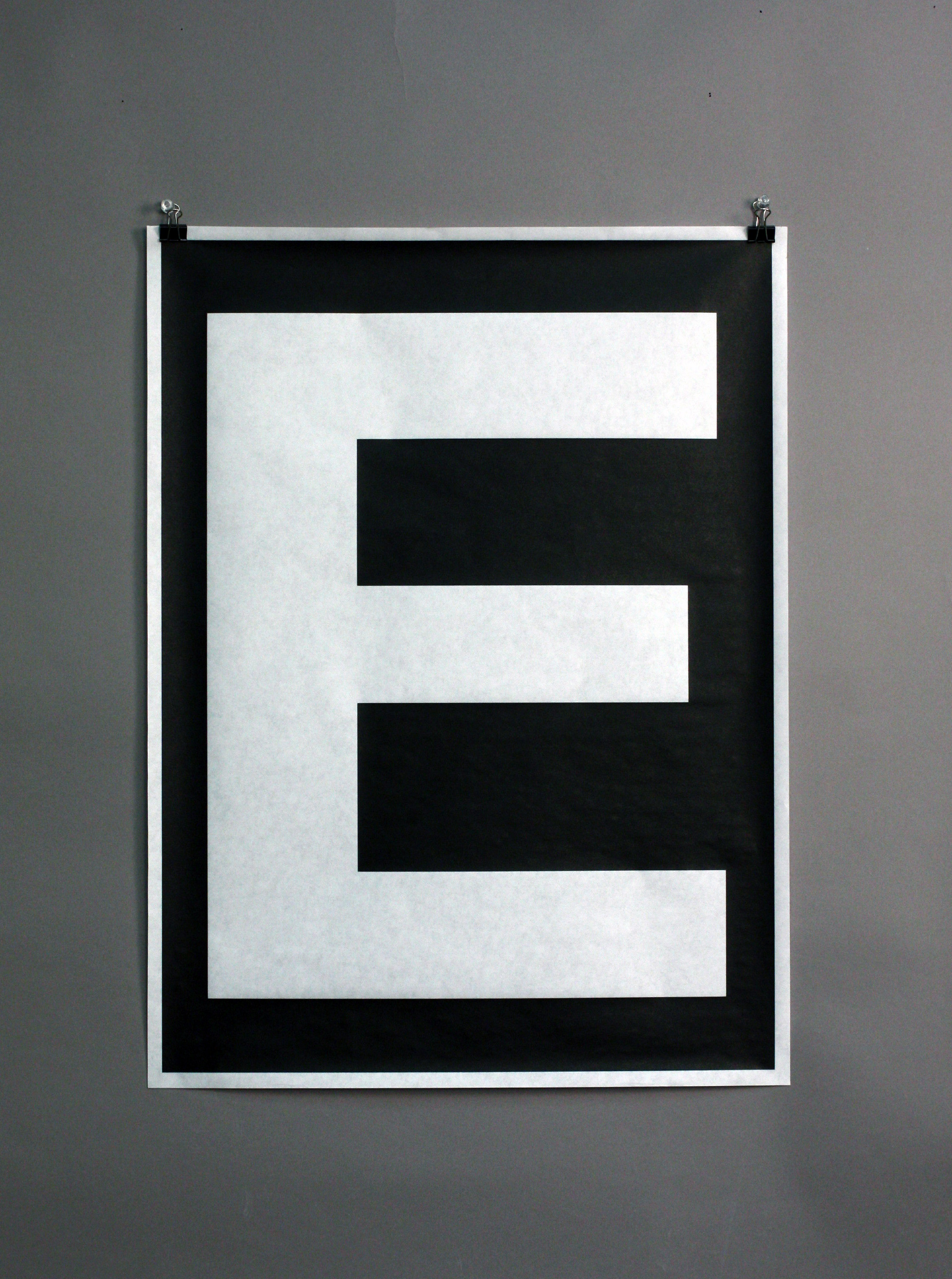 Letters at Large Poster Set - audra hubbell design