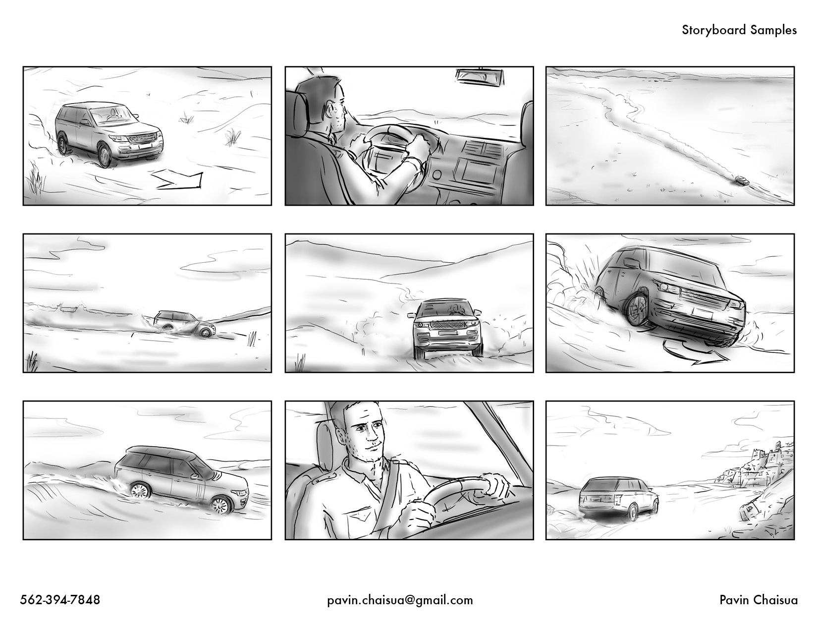 live-action storyboards - Pavin (paw.vin) Chaisua