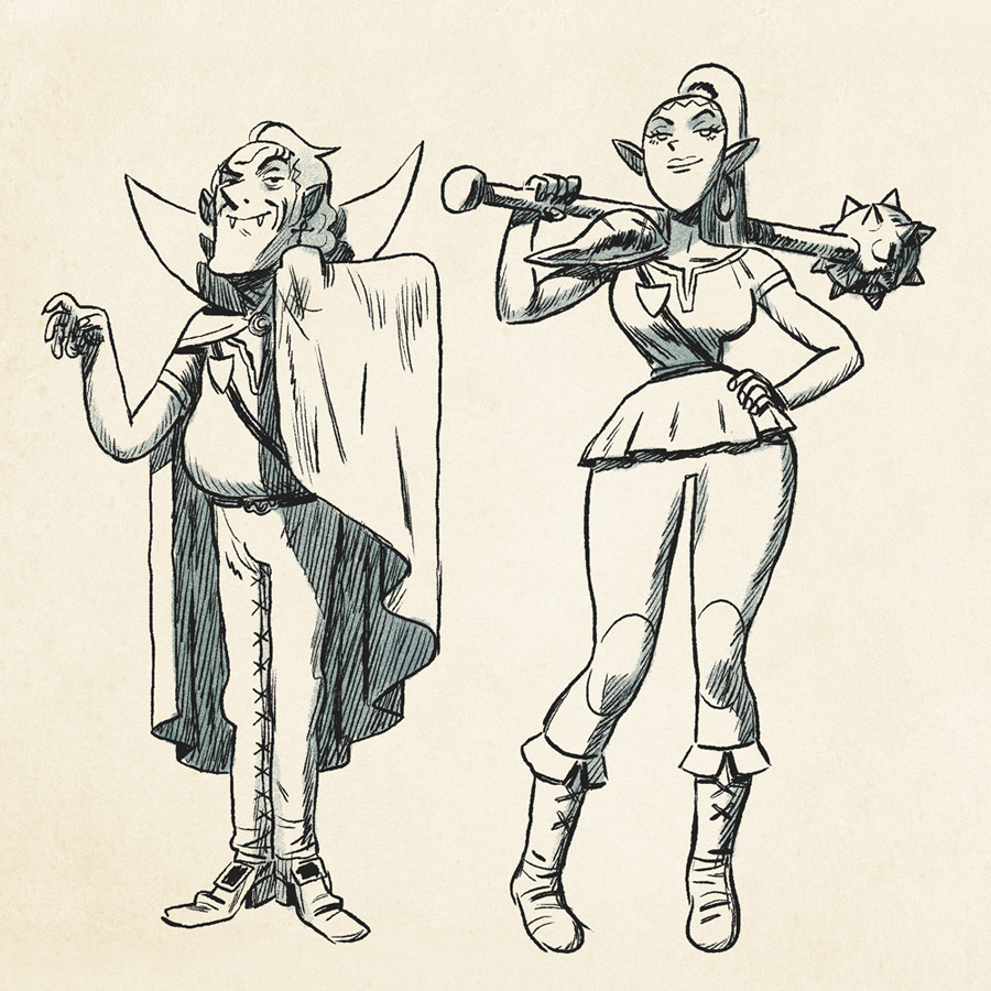 - mixed character design - mikkel sommer