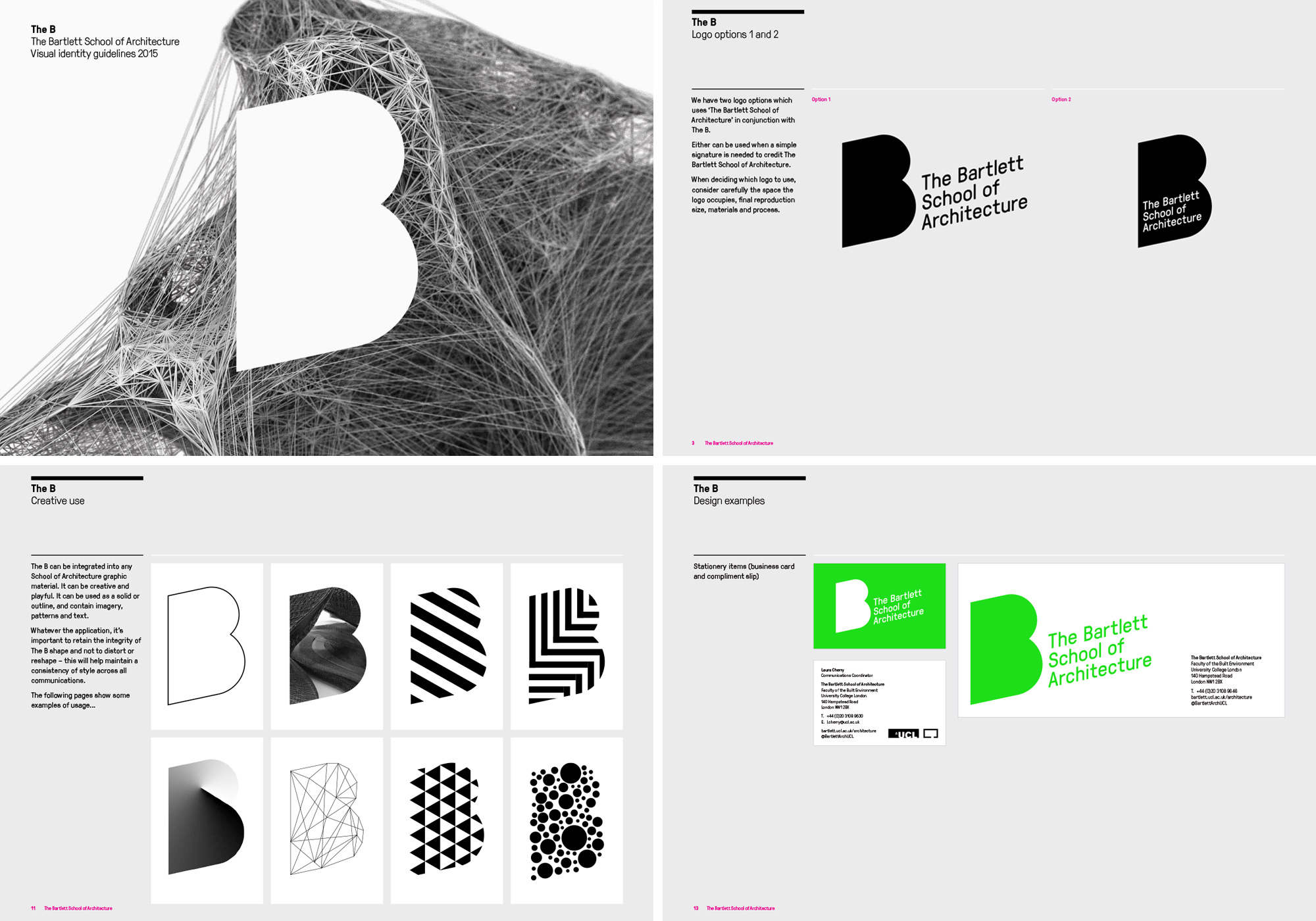 The Bartlett 2015 - Unlimited / Design and Art Direction