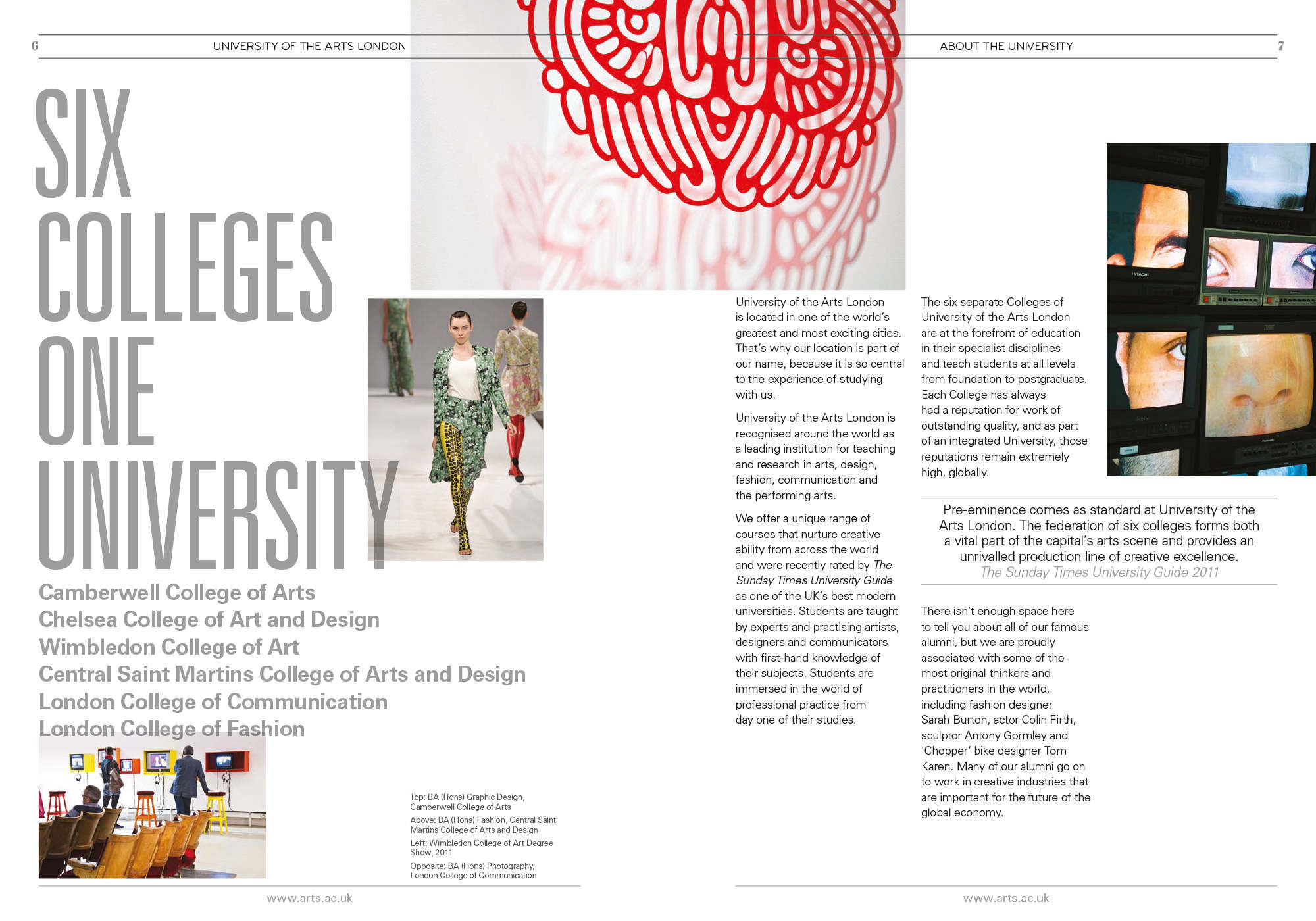 UAL: A Guide 2012 - Unlimited / Design and Art Direction