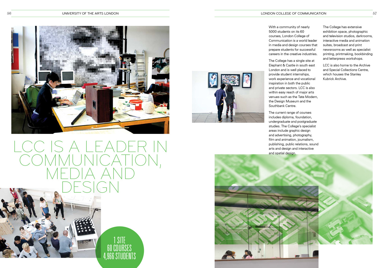 UAL: A Guide 2012 - Unlimited / Design and Art Direction