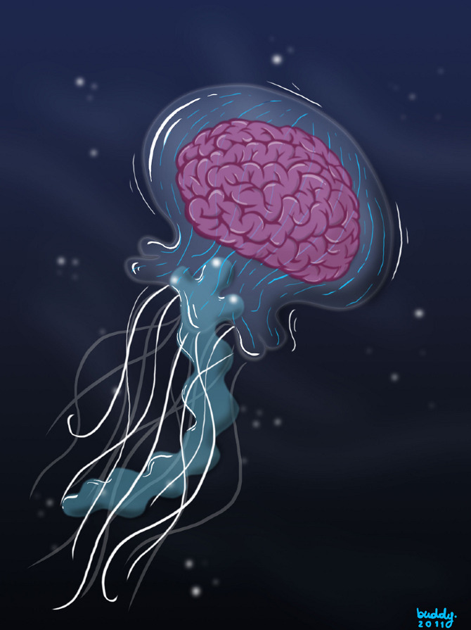 Floating - Crayon Brain | Buddy Bradley