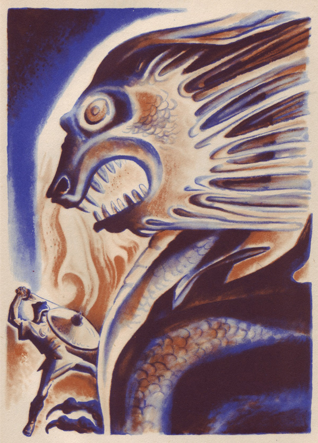 Lynd Ward illustrations for Beowulf - 50 Watts