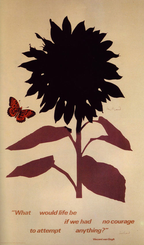 Paul Rand, Anti-War, Pro-Typography - 50 Watts