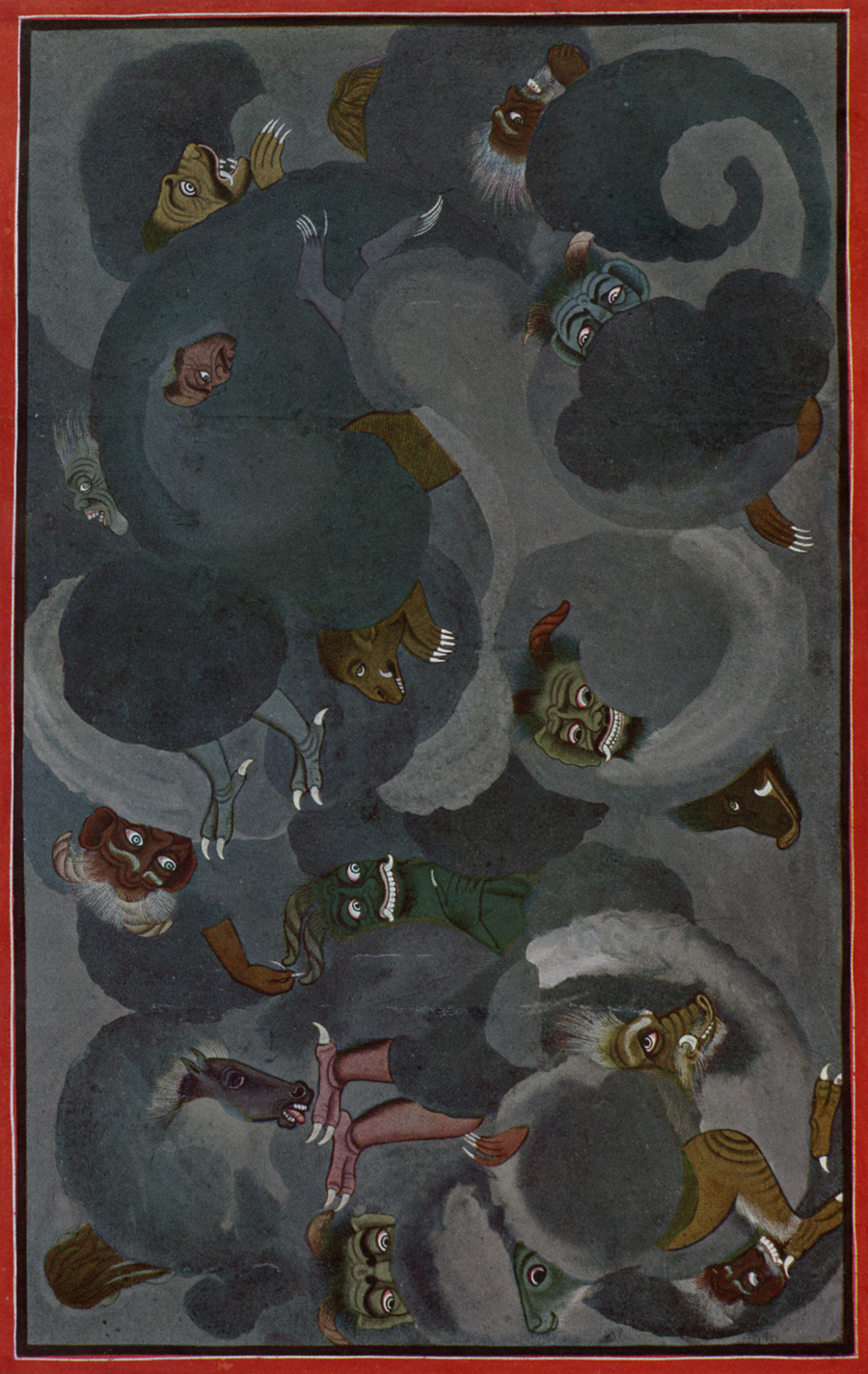 Fourteen Basohli Paintings - 50 Watts