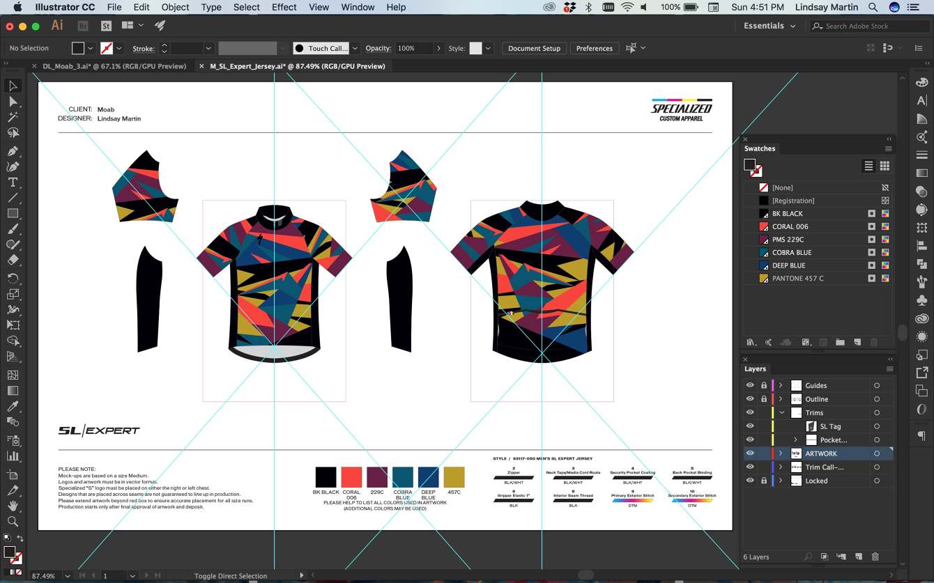 Specialized Custom Mock-Up Templates - Lindsay Martin Design