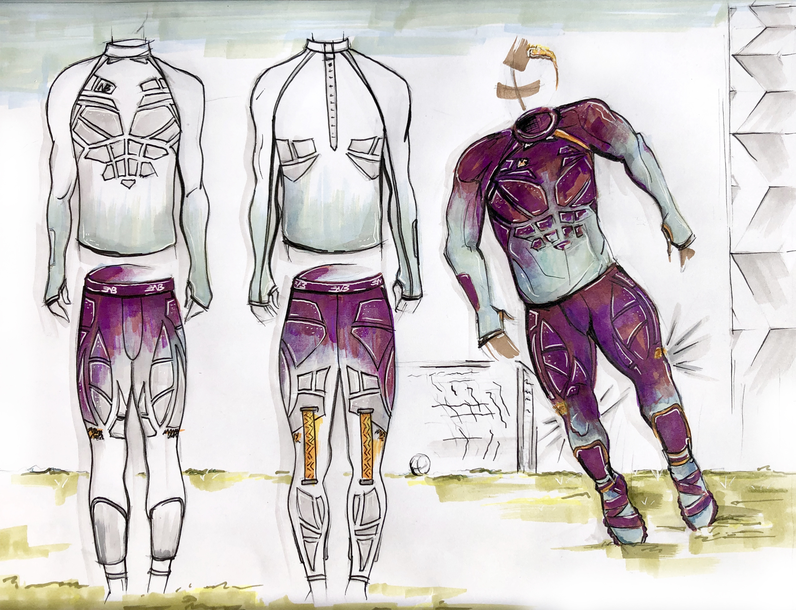 Pensole x New Balance & Apparel Design - Lindsay Martin Design