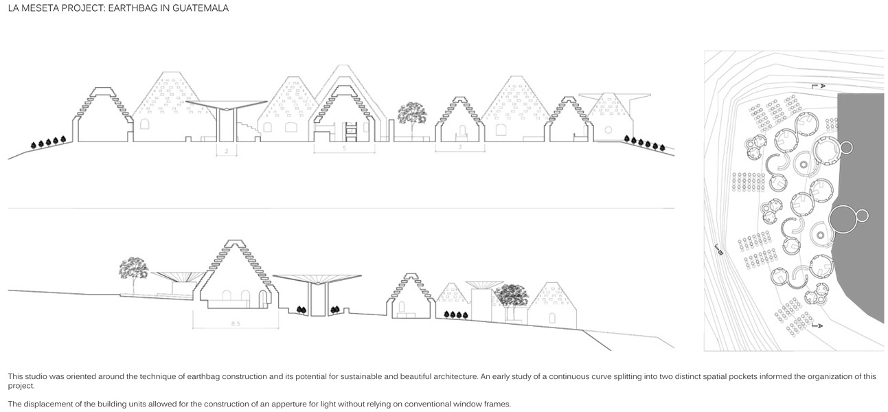 Earthbag in Guatemala - Works by Michael Bykovski