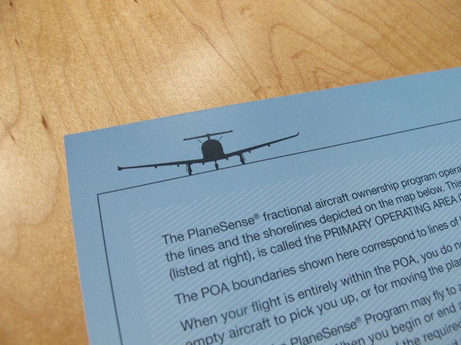 PlaneSense Brochure - Michael Langone