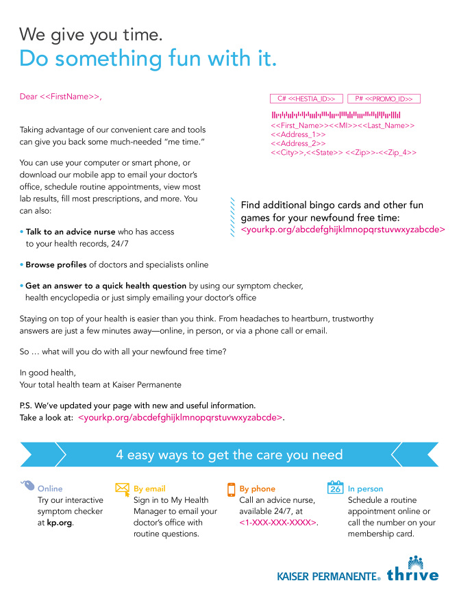 Kaiser Permanente - jeff white creative