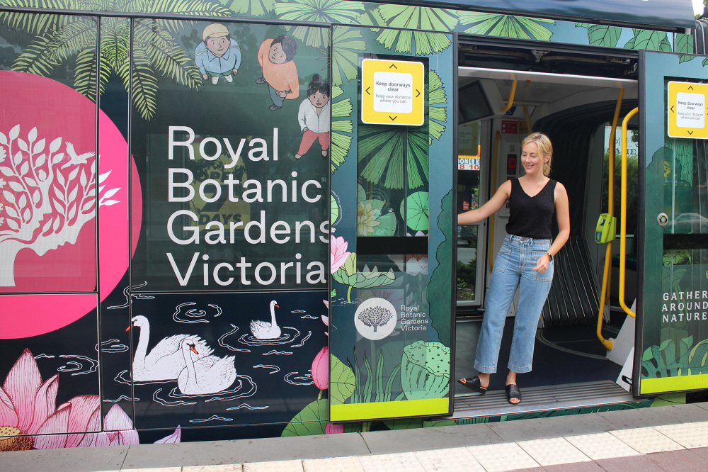 TRAM WRAP FOR YARRA TRAMS - Annie Davidson - Graphic Design