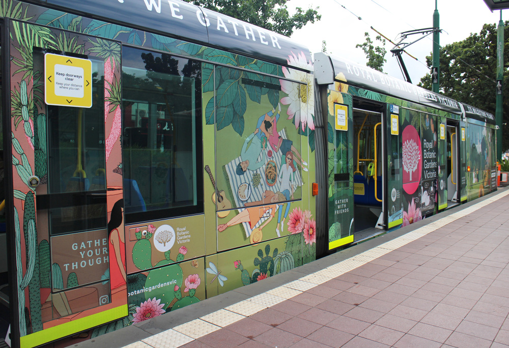 TRAM WRAP FOR YARRA TRAMS - Annie Davidson - Graphic Design