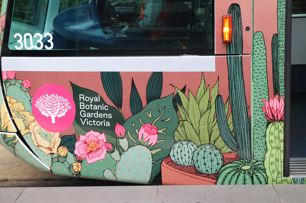 TRAM WRAP FOR YARRA TRAMS - Annie Davidson - Graphic Design
