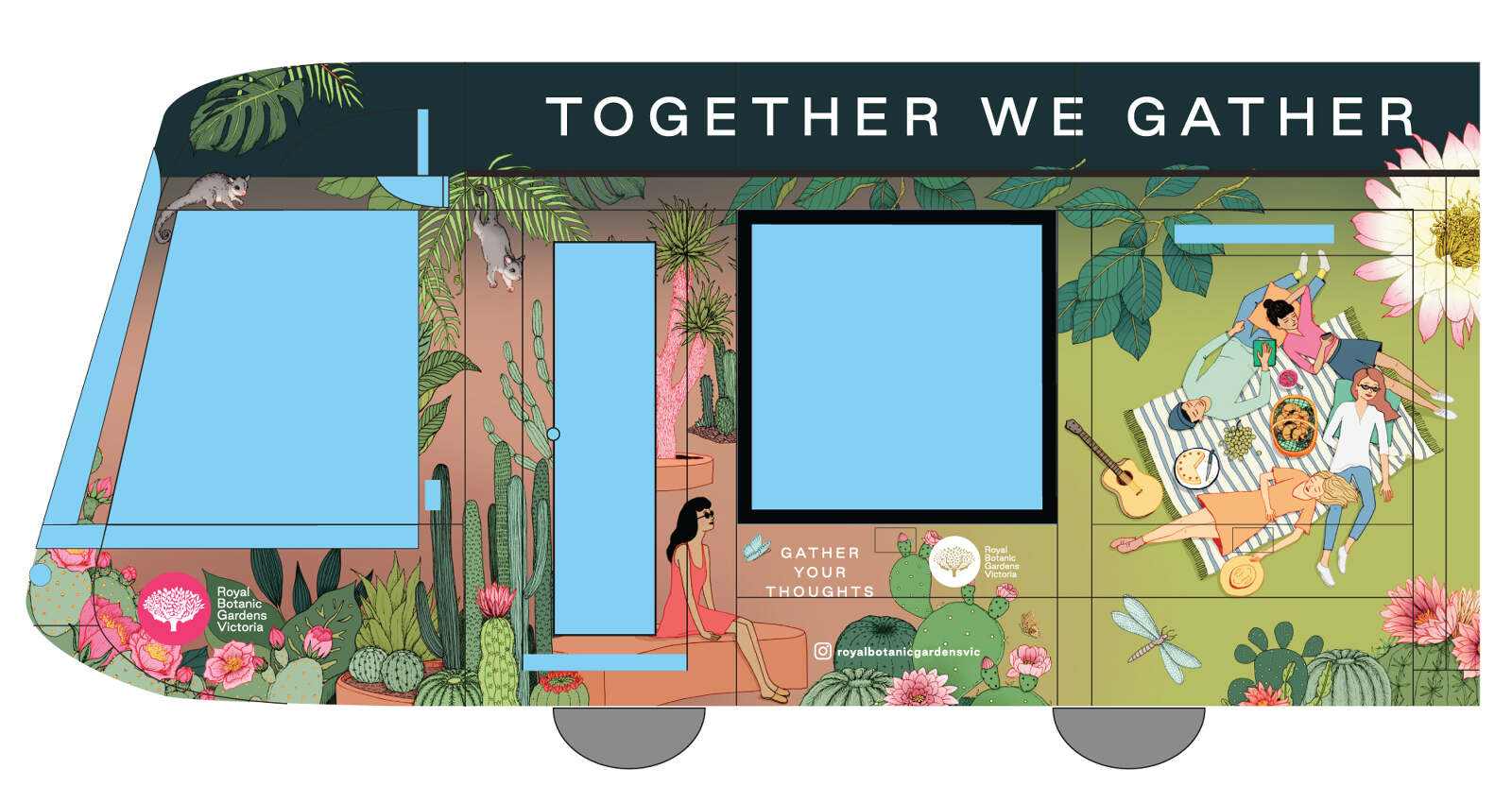 TRAM WRAP FOR YARRA TRAMS - Annie Davidson - Graphic Design