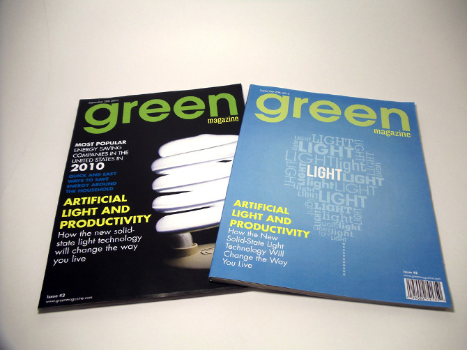 Green Magazine Editorial Design - Park That Design