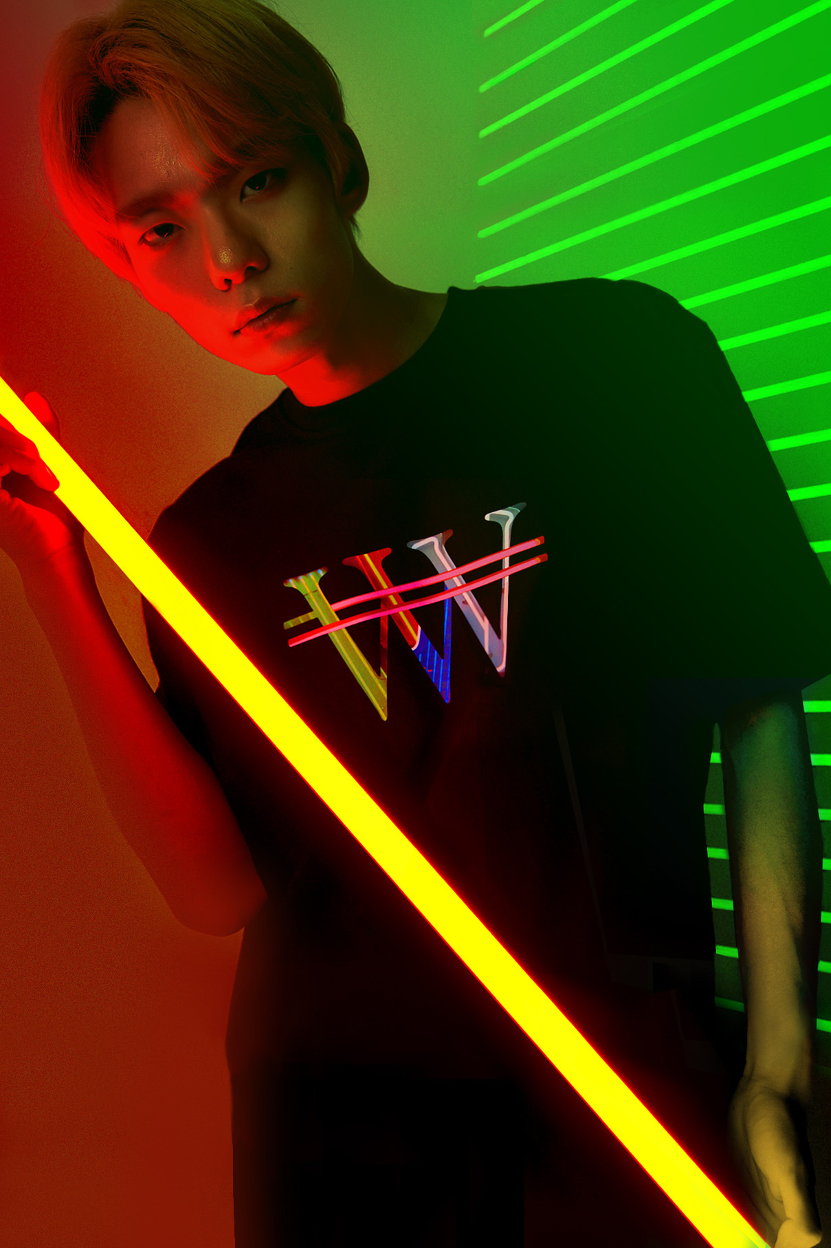 NEON SYMBOL LOGO TEE - ESTATE iMG ARCHIVE