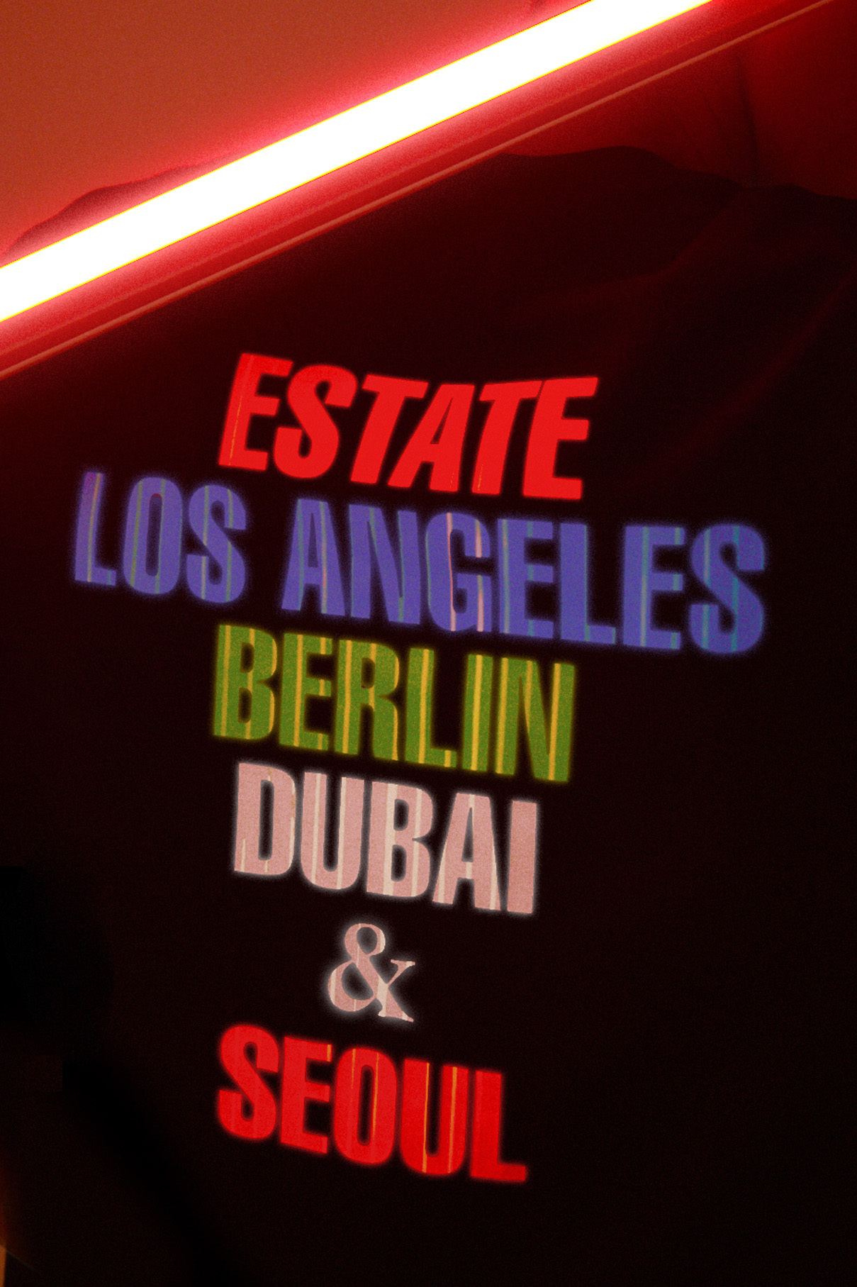 NEON SYMBOL LOGO TEE - ESTATE iMG ARCHIVE