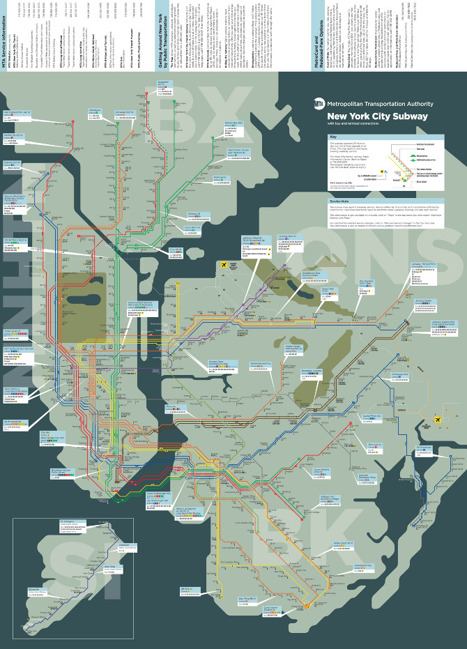 NYC Subway Map Redesign - Jessca Lutcza Graphic Design