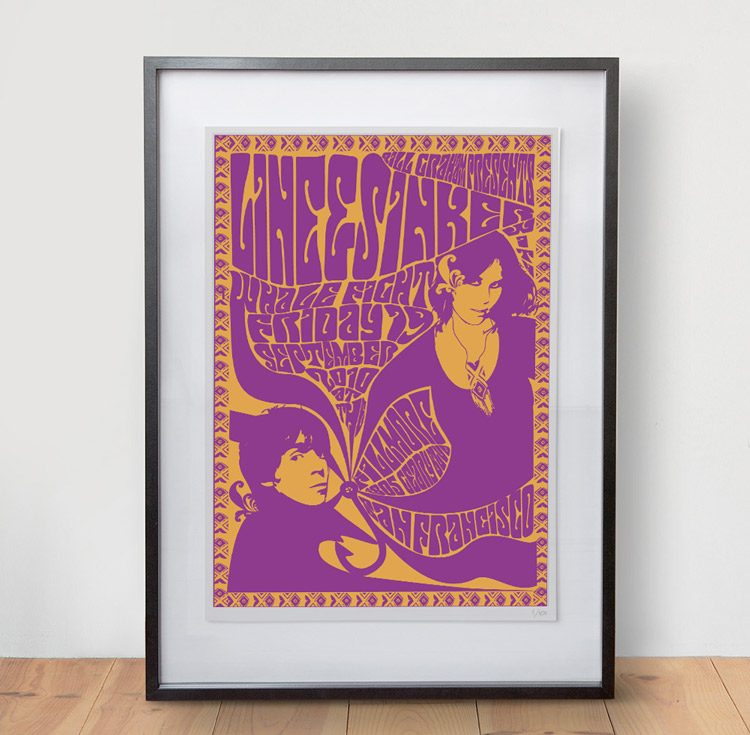 Psychedelic Poster - Roya Seradj Design