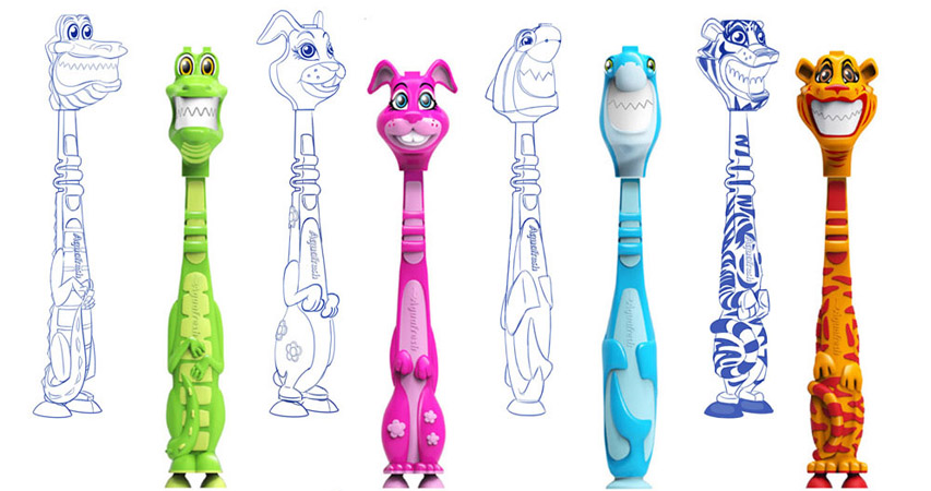 Toothbrush Designs - Willustrator