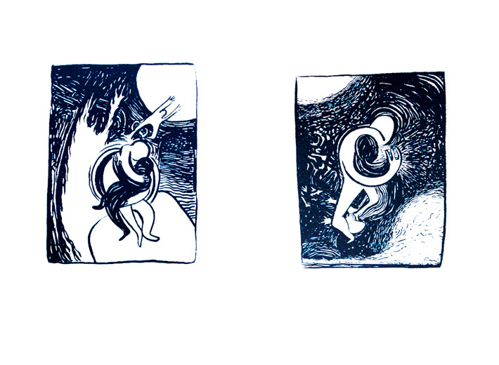 Silk screen prints on paper - Lucas Almeida