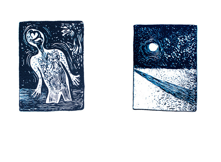 Silk screen prints on paper - Lucas Almeida