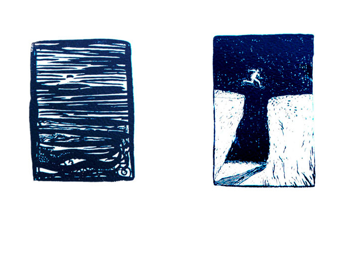 Silk screen prints on paper - Lucas Almeida