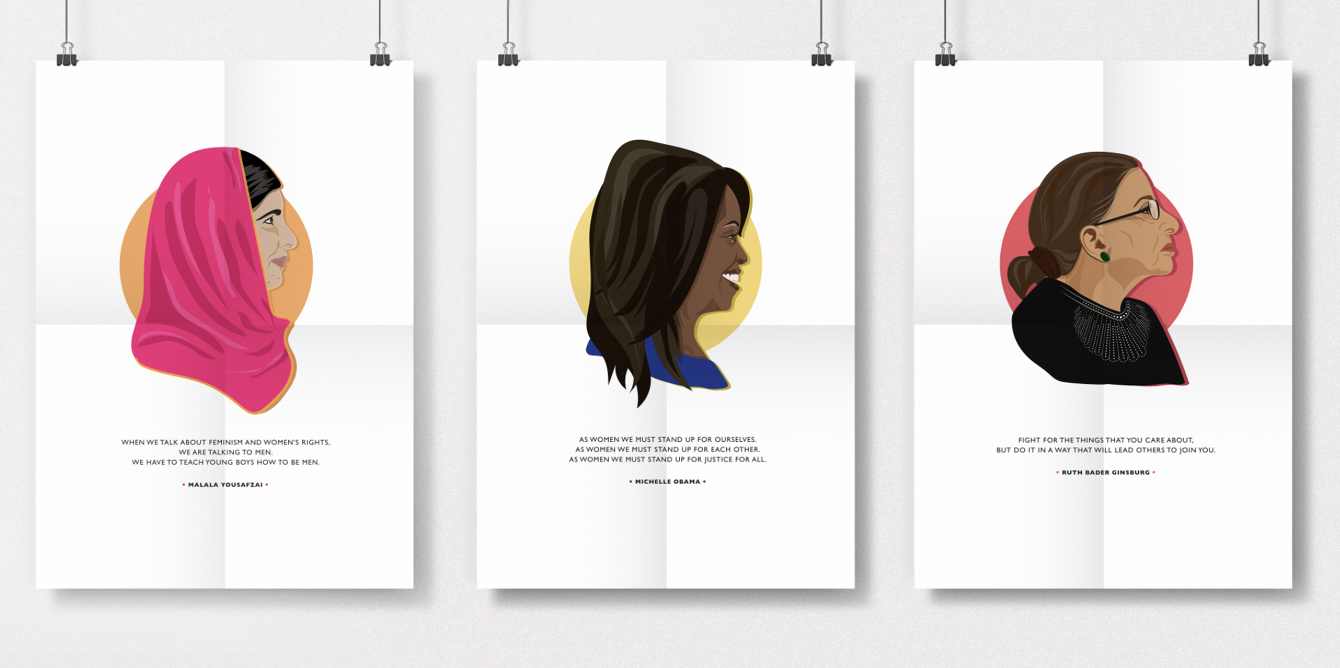 Feminist Superhero Poster Series - karyn jimenez elliott